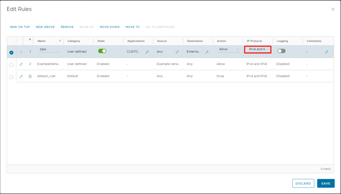 Enable NAT and Firewal NSX-T – Zettagrid Indonesia Support