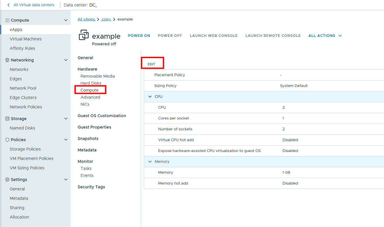 How To Enable Memory & CPU Hot Add – Zettagrid Indonesia Support