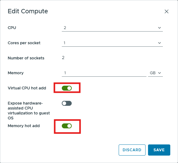 How To Enable Memory & CPU Hot Add – Zettagrid Indonesia Support