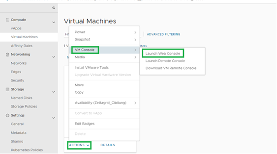 Deploy Virtual Machine Using Vm Template Zettagrid Indonesia Support